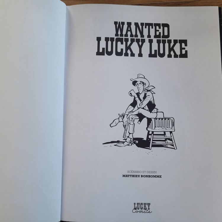 BD Wanted Luky Luke L'hommage De Matthieu Bonhomme à Moris (D'occasion ...