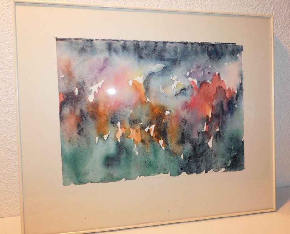 Rausverkauf - Kunst Aquarell sign - Cat Stocker 1936 - 2016 | Kaufen auf Ricardo