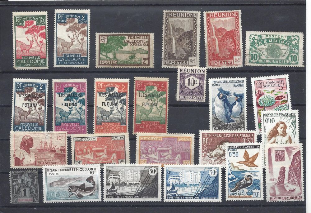 FRANCE Col./DOM TOM : Nle Cal. Réunion Miquelon Guadeloupe (Gebraucht ...