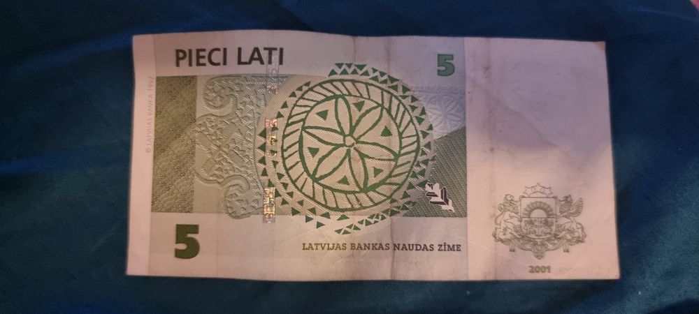 5 Pieci Lati Banknote (Gebraucht) in Seuzach für CHF 3.5 – mit ...