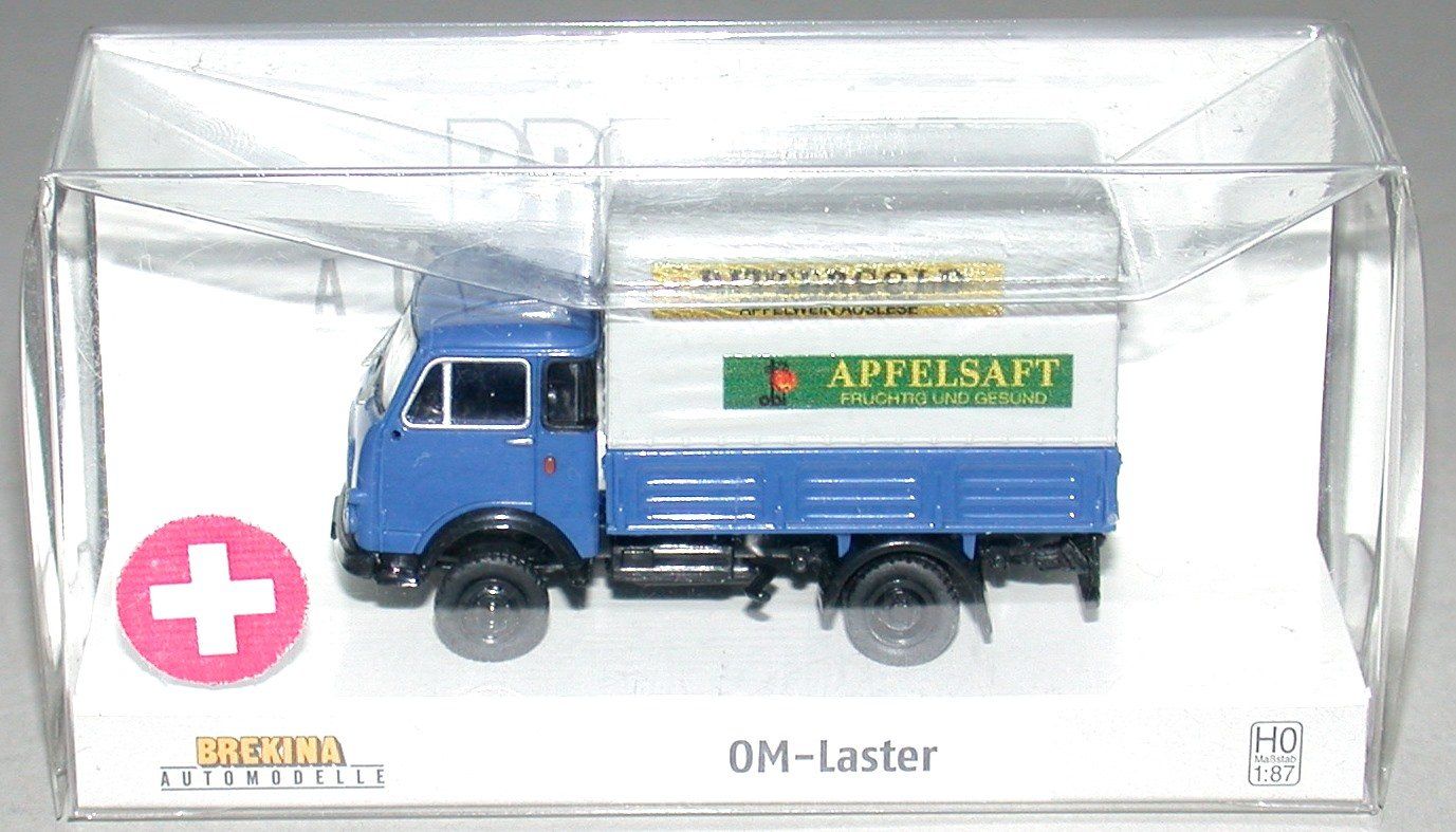 LKW OM Lupetto PP «Rittergold» BREKINA SCHWEIZ 1:87 (Neu und ...