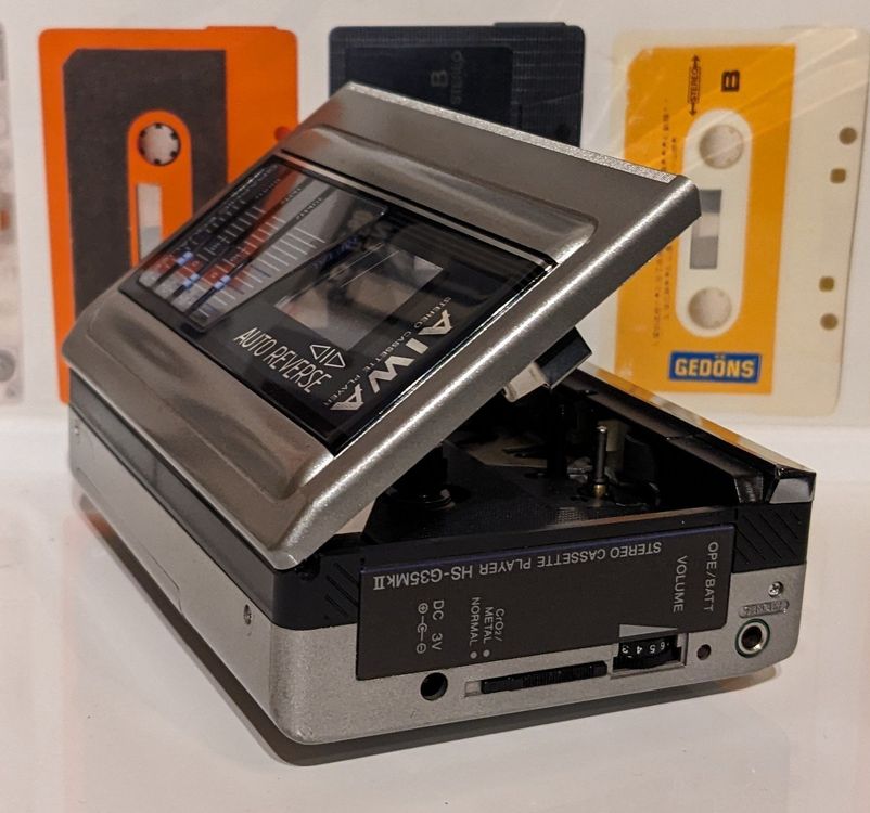 AIWA HS-G35MKII Walkman silber TOP revidiert vintage 80s (Gebraucht) in ...