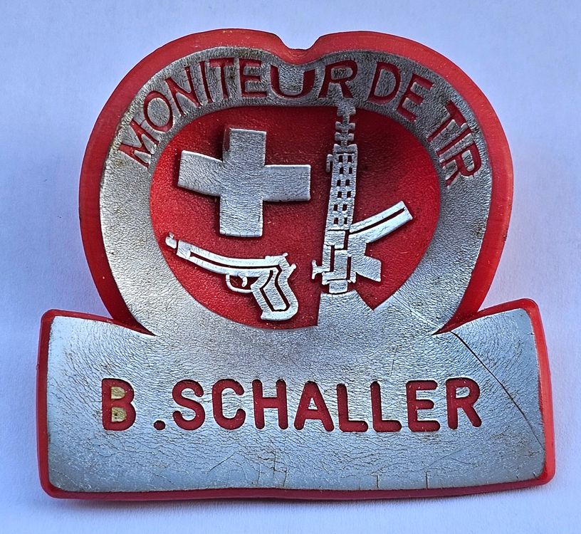 Badge suisse Moniteur de Tir, en résine, 62 mm x 60 mm (D'occasion) à ...