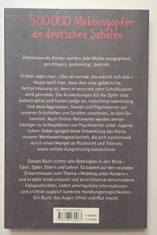 Du Opfer! Wenn Kinder Kinder fertig machen Mobbing Report (Gebraucht ...