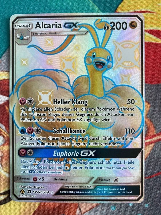 Pokemonkarte Altaria GX Shiny (Neu (gemäss Beschreibung)) in Neuhausen für CHF 25 – mit ...