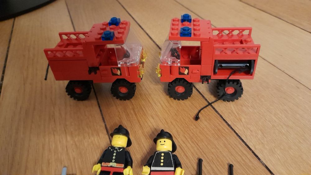 2x Lego vintage - Nr 6650 Legoland - Pompiers / Rescue Van (Gebraucht ...