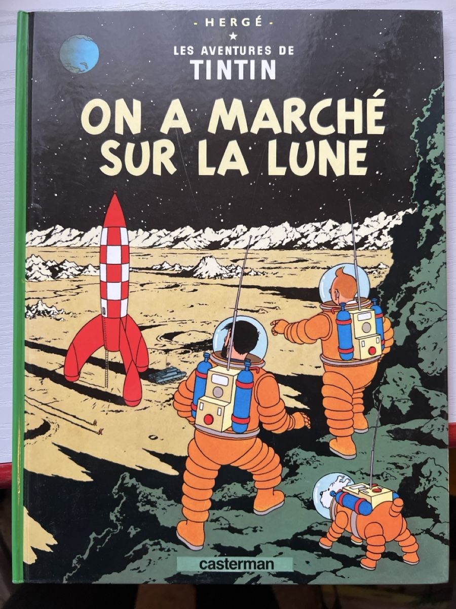 Tintin - On a marché sur la lune - Casterman Hergé (D'occasion) à ...