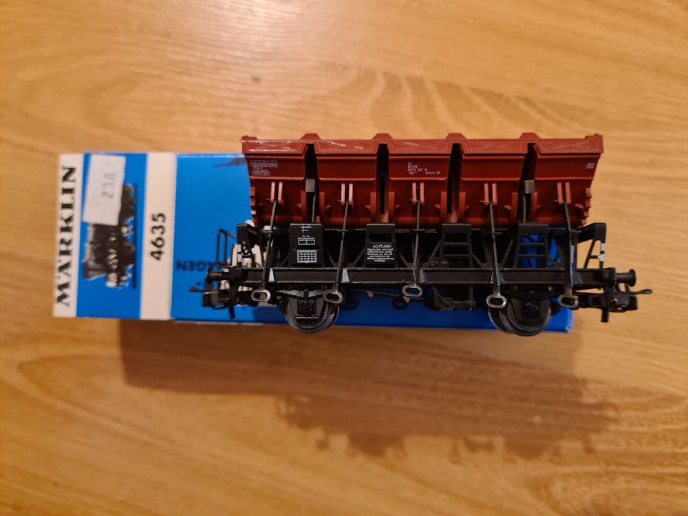 Märklin 4635 Muldenkipperwagen DB (Gebraucht) in Illhart für CHF 11 ...