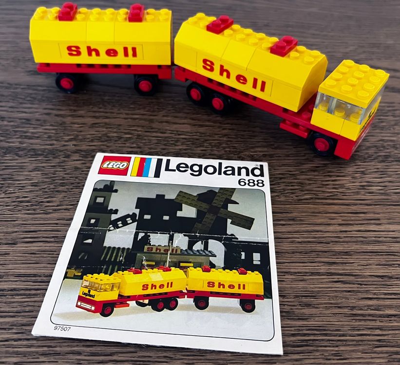 Lego 688 Lastwagen Anhänger Tankzug SHELL | Kaufen auf Ricardo