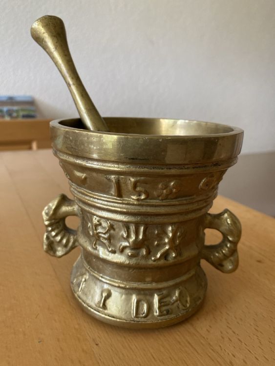 Grosser Messing Mörser, 1.9 Kg schwer (Gebraucht) in Mülligen für CHF ...