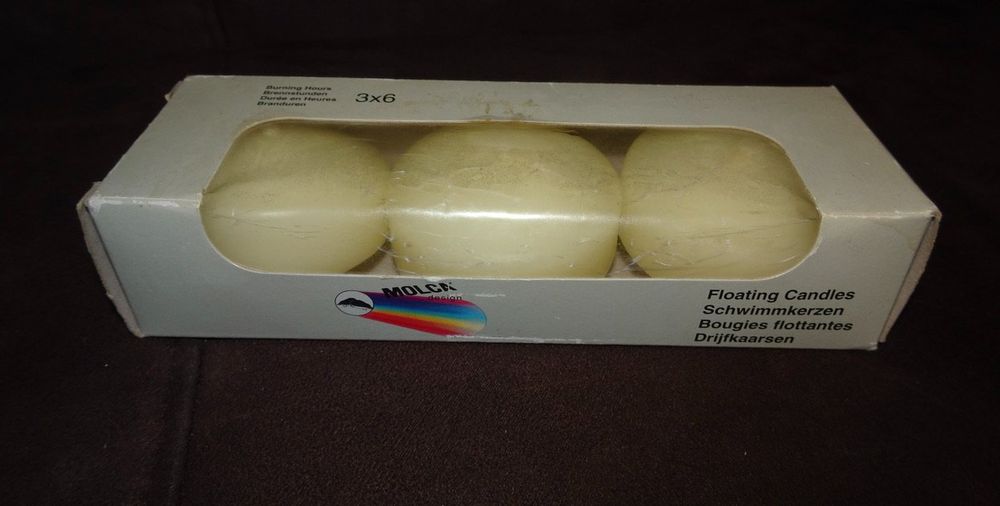 Bougies flottantes neuves Molca (Neuf avec emballage d'origine) à ...