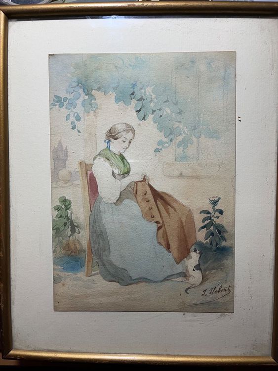 Aquarelle Jules Hébert | Kaufen auf Ricardo