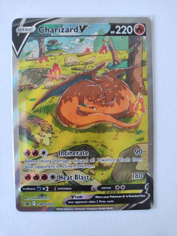 Charizard Glurak V SWSH260 Promo Ultra Premium Collection | Kaufen auf ...