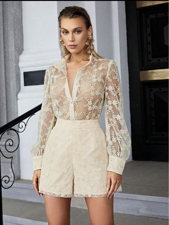 Ensemble chemise transparente + short | Kaufen auf Ricardo