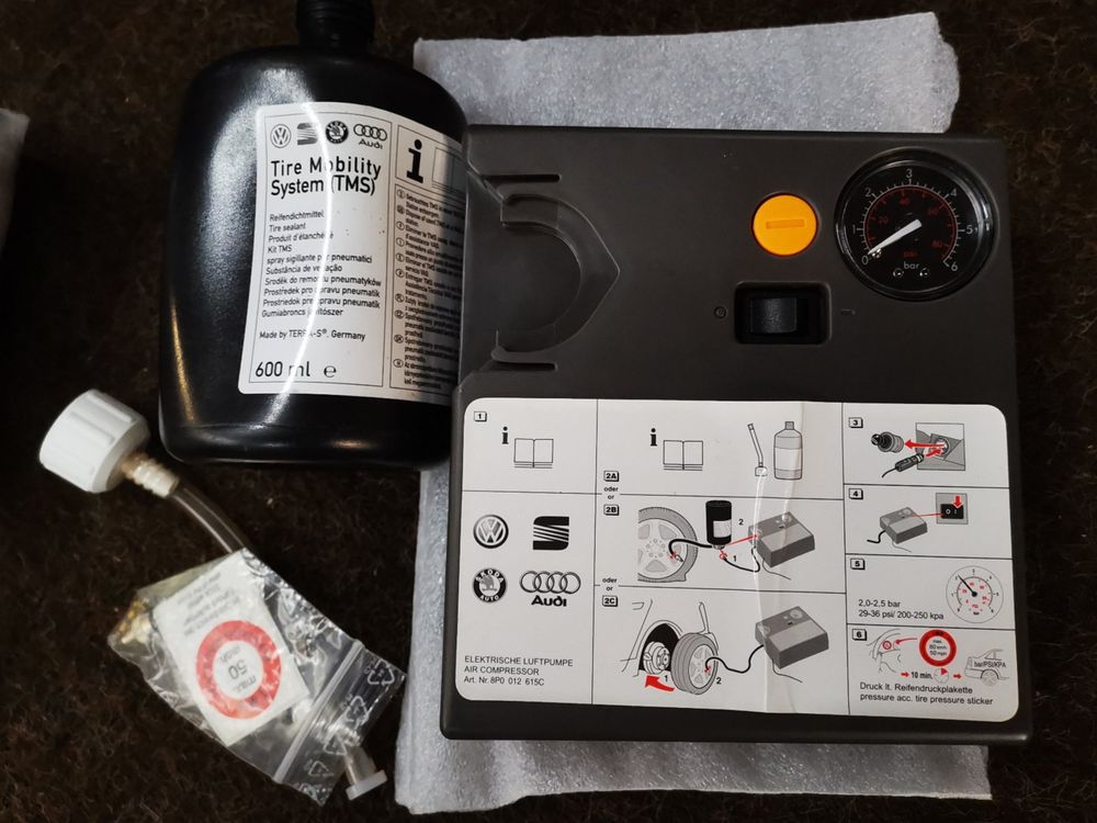 Kit anti-crevaison VW original (Gebraucht) in Cottens FR für CHF 10 ...