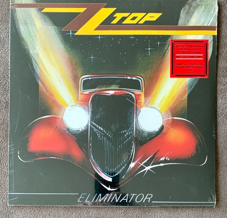 ZZ TOP „Eliminator“ LP LIMITED RED VINYL NEW! SEALED | Kaufen auf Ricardo