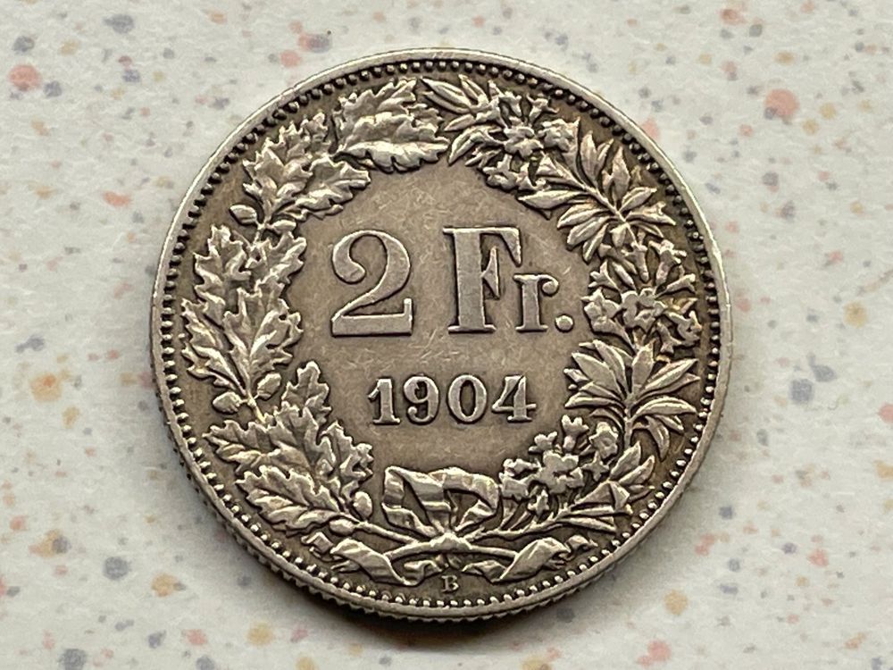 1904 2 Franken ss-vorzüglich !!! sehr selten !!! | Kaufen auf Ricardo