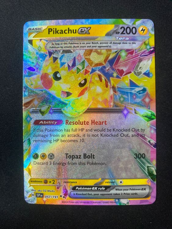 Pikachu ex 57 - Surging Sparks - EN (Neu (gemäss Beschreibung)) in ...