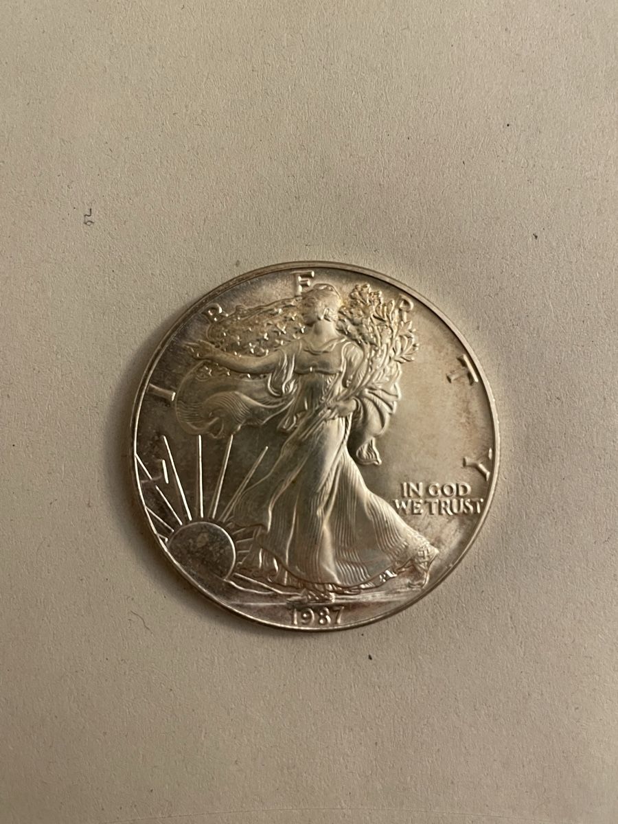 1 Unze Feinsilber .999 american eagle 1987 (Gebraucht) in St. Gallen ...