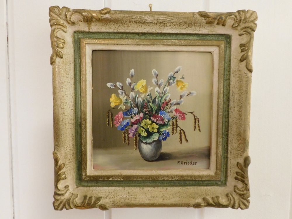 Original Signiertes Ölbild Stillleben F.Grieder (Gebraucht) in Kriens ...