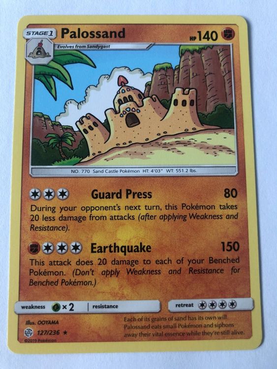 Palossand - Pokemon - TCG | Kaufen auf Ricardo