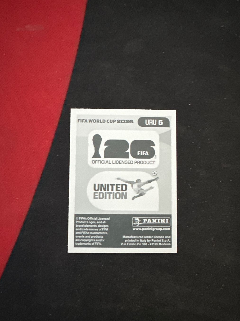 Panini FIFA WM 2026 Sticker - URU 5 (Gebraucht) in Sulz AG für CHF 0.6 ...