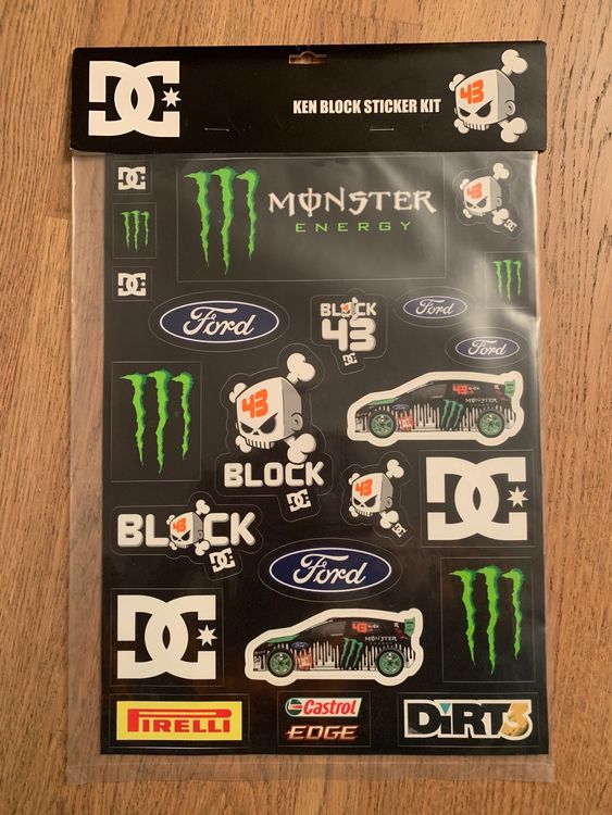 Ken Block / Dirt 3 / Monster Energy Sticker Pack (Neu und ...