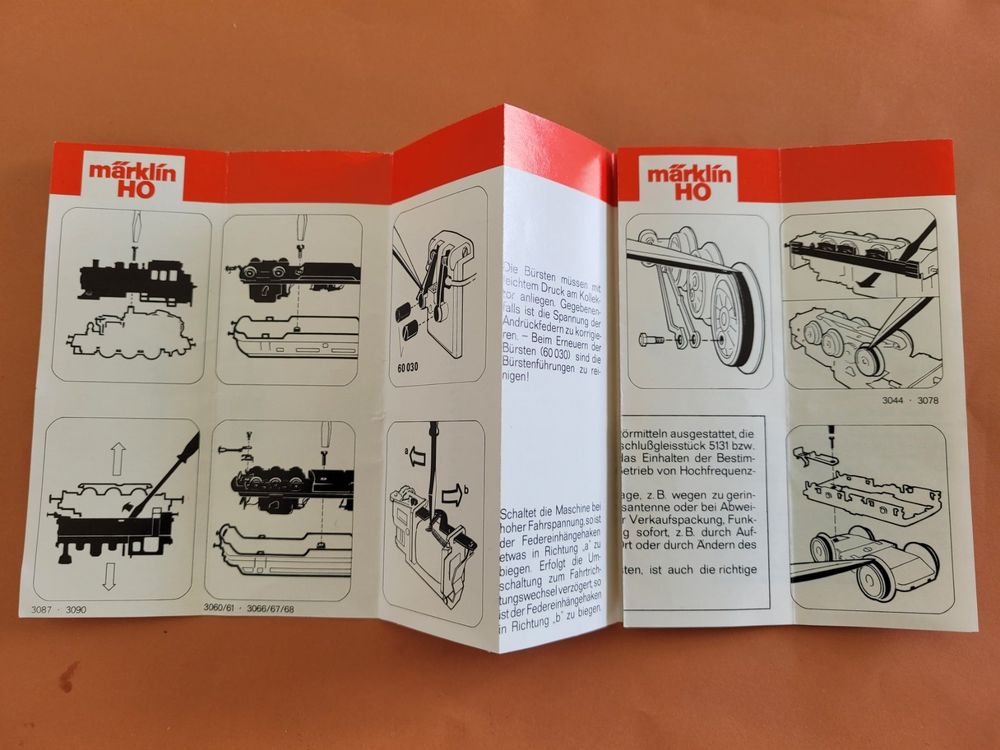 Märklin H0 - Anleitung / Notice de service und Ersatzteile (Gebraucht ...