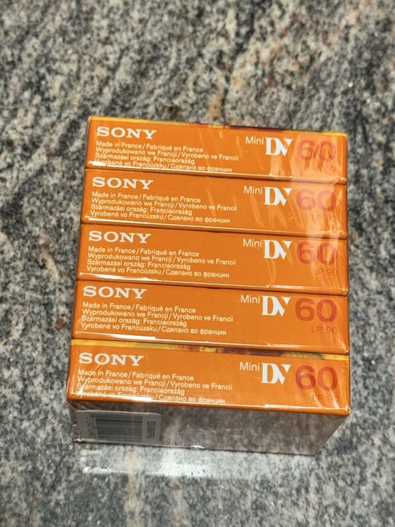 Sony Mini DV 60 Camcorder Kassetten, 5 Stk, Neu! (Neu und ...
