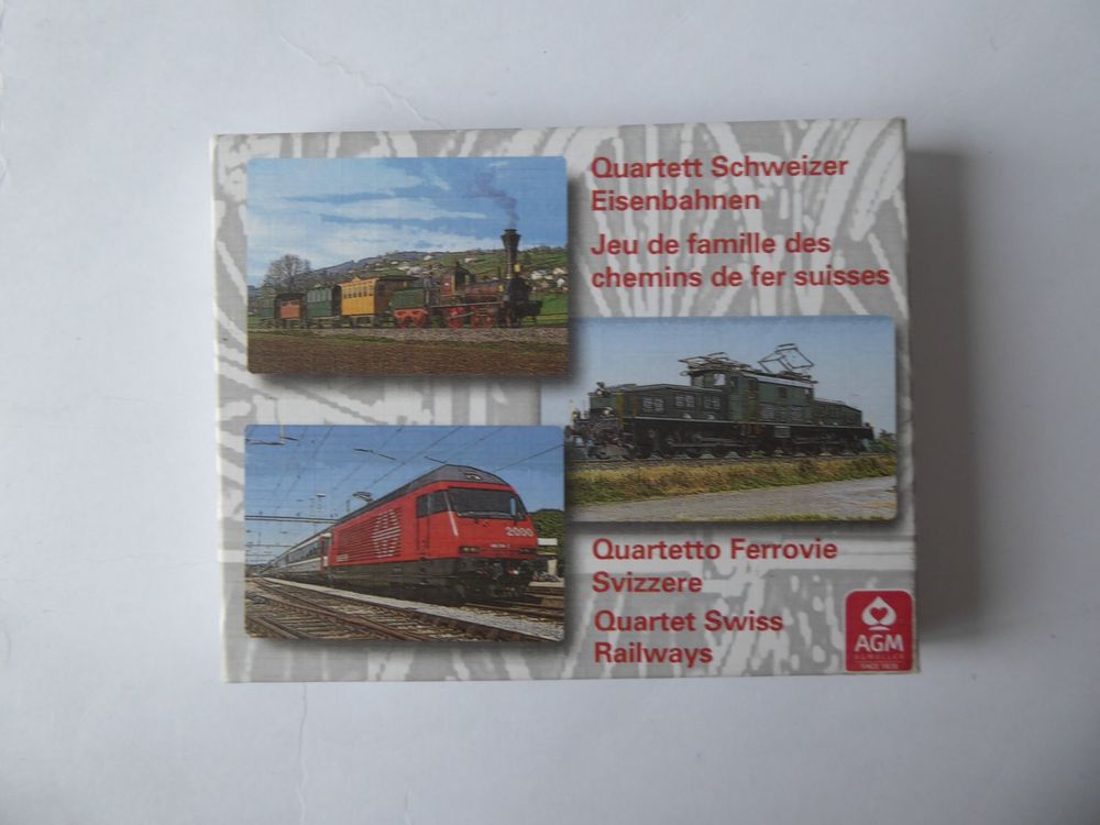 Tolles Quartett Schweizer Bahnen, AG Müller, komplett (Gebraucht) in Turbenthal für CHF 12.9 ...