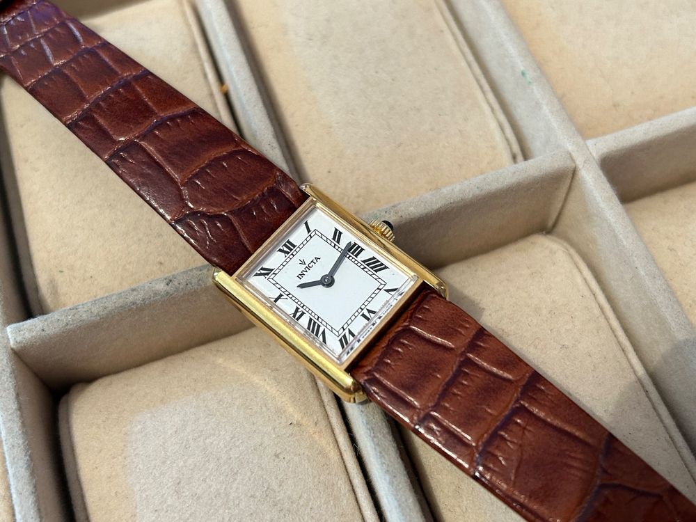 Montre vintage INVICTA Tank ( style cartier ) mécanique 1970 | Kaufen ...