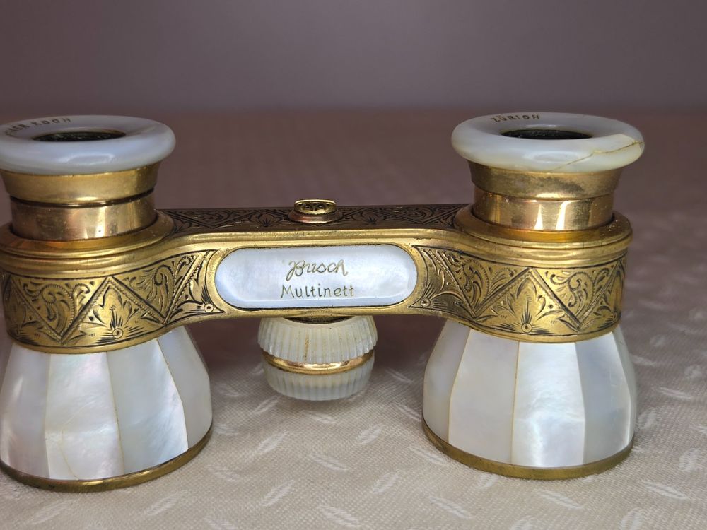 Schone Galileische Bauform Opernglas Ebenbild