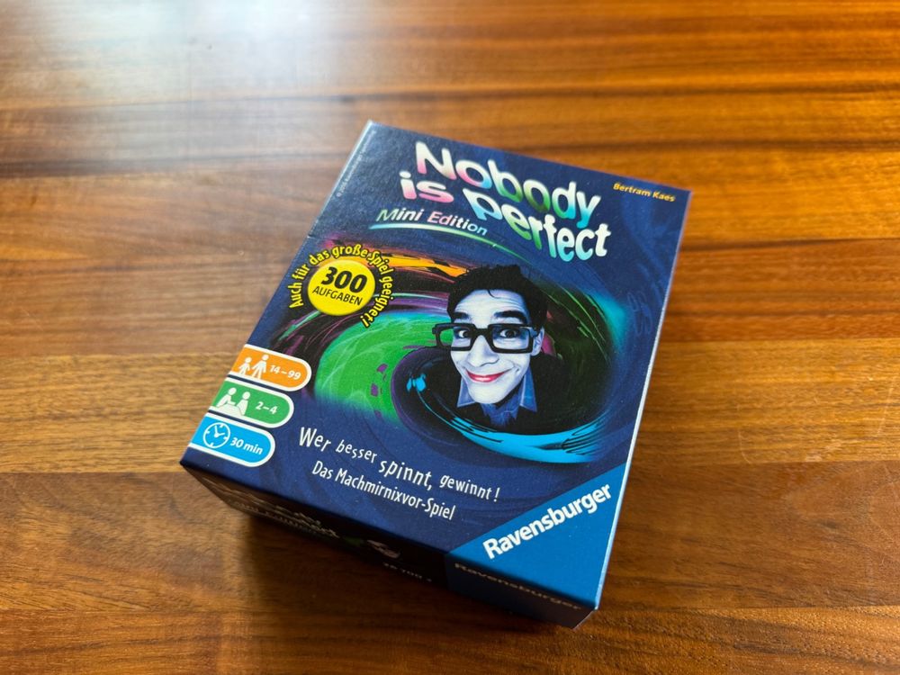 Nobody is perfect Spiel Mini-Edition | Kaufen auf Ricardo Nobody is perfect Spiel Mini-Edition | Kaufen auf Ricardo