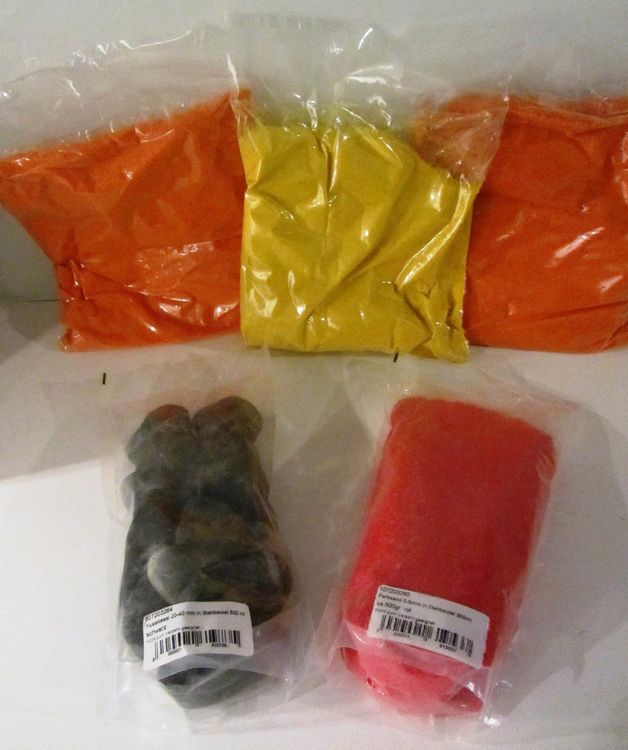 5 x Deko-Sand, 4 x Deko-Hölzer (Neu und originalverpackt) in Egliswil für CHF 8 – mit Lieferung ...