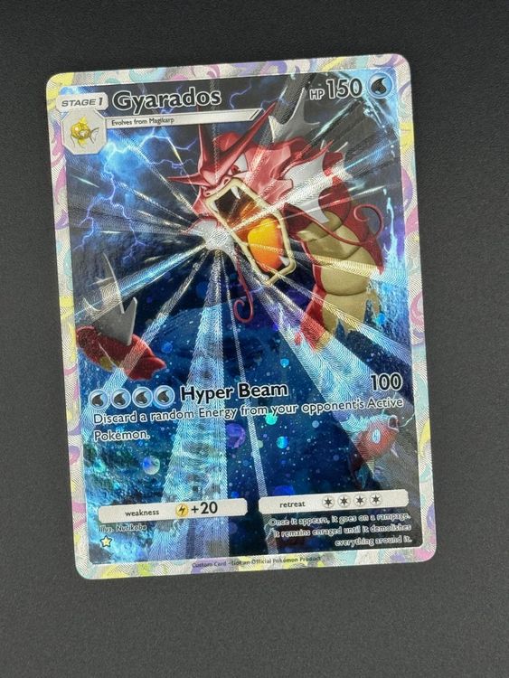 Gyarados Shiny TCG Pocket CUSTOM Card with Texture (Gebraucht) in ...