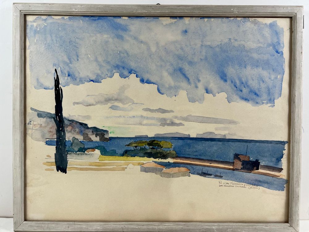 Landschaft Aquarell Signiert. | Kaufen auf Ricardo