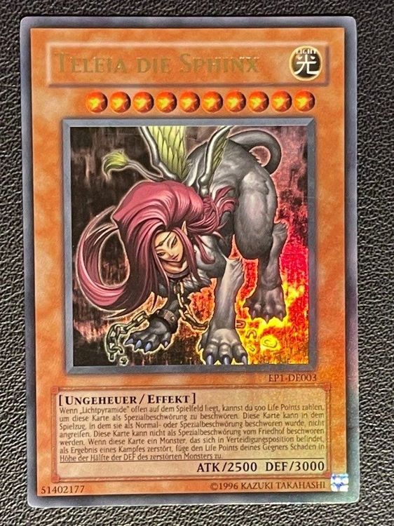 EP1-DE003 Teleia die Sphinx Ultra Rare ab 1.- | Kaufen auf Ricardo