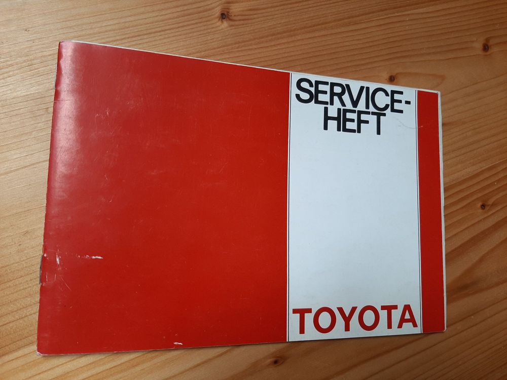 Toyota Serviceheft ungestempelt 70er/80er Jahre Oldtimer (Gebraucht) in Mönthal für CHF 40 – mit ...
