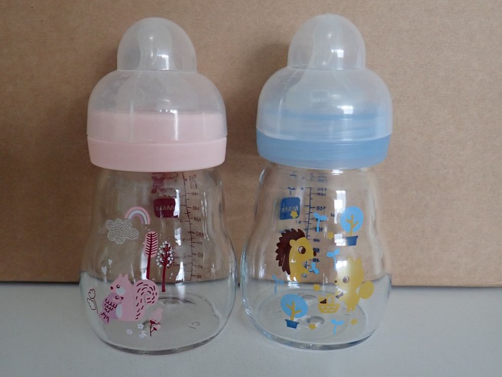 2 Biberons en verre Mam 170ml | Kaufen auf Ricardo