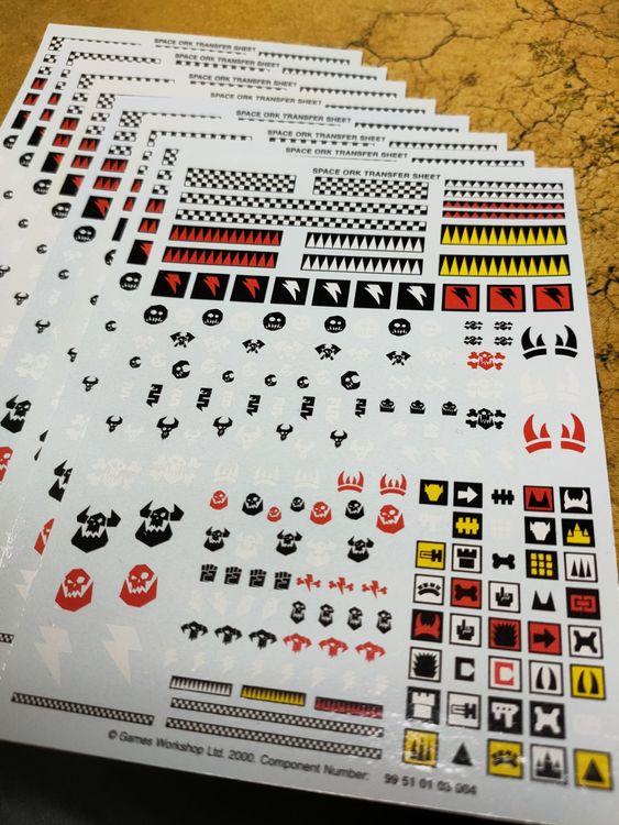 Warhammer Space Orks Transfersheet (Neu (gemäss Beschreibung)) in Baden ...