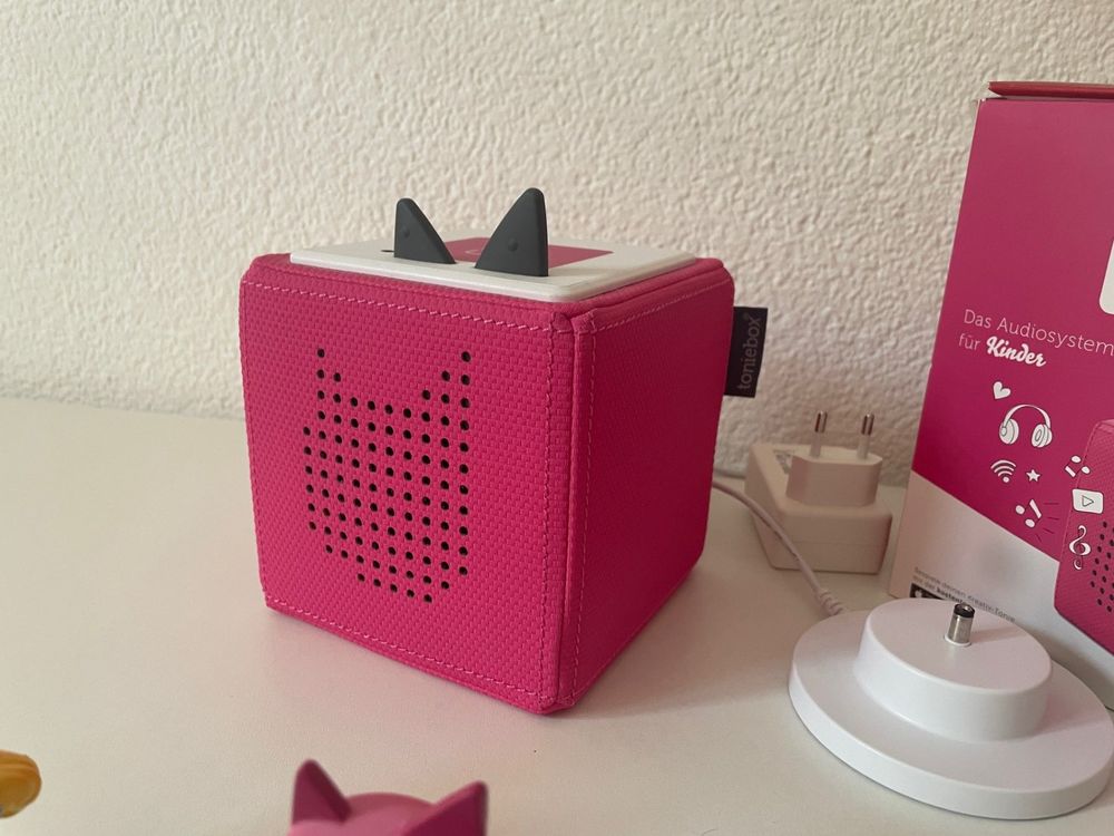 Toniebox Pink mit 5 Tonies - Das Original für Kinder! (Gebraucht) in ...