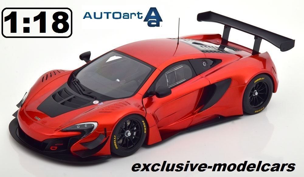 McLaren 650S GT3 Plain Body Renn-Version 2017 1:18 AUTOart (Neu und ...