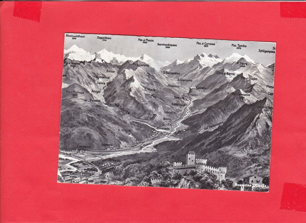 Panorama Bellinzona-Misox (Gebraucht) in St. Peterzell für CHF 1 – mit Lieferung auf Ricardo kaufen