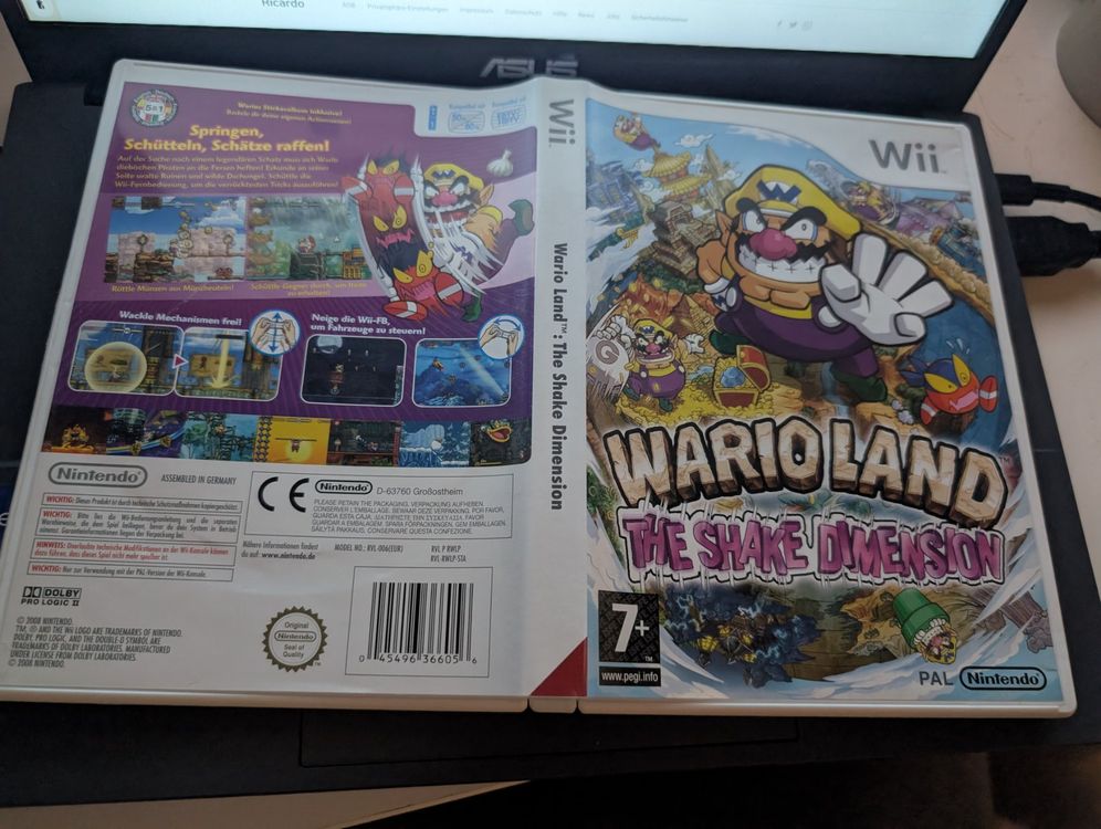 Wario Land The Shake Dimension Nintendo Wii Game - CIB (Gebraucht) in ...