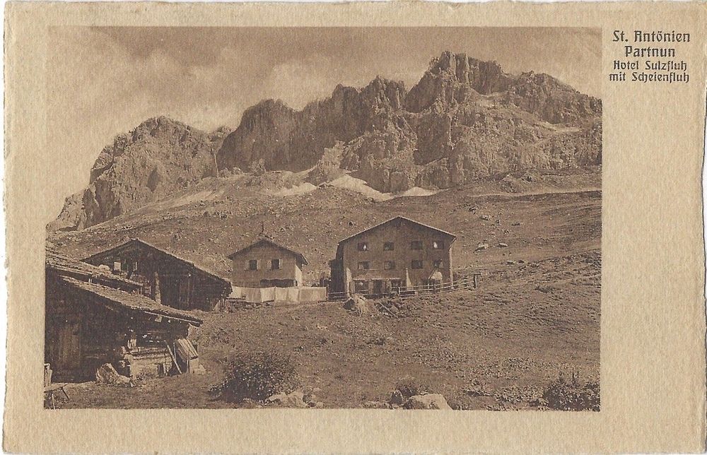 St. Antönien Partnun - Hotel Sulzfluh mit Scheienfluh | Kaufen auf Ricardo
