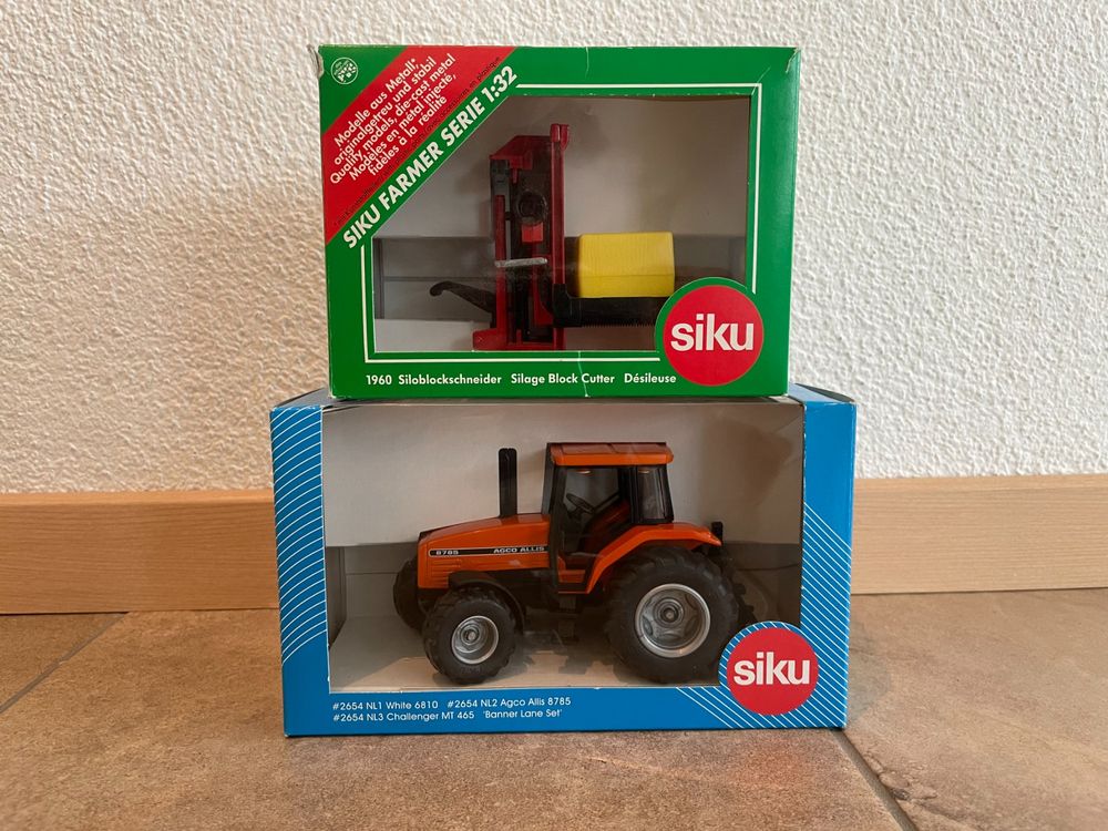SIKU Agco Allis 8785 mit Siloblockschneider (Neu und originalverpackt ...