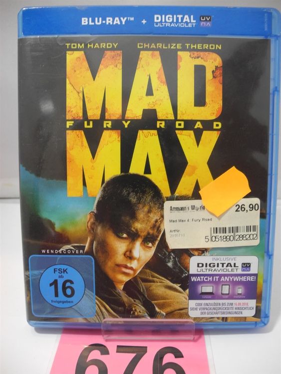 DVD Mad Max 4 Fury Road, Nr. 676 (Neu und originalverpackt) in Kottwil ...