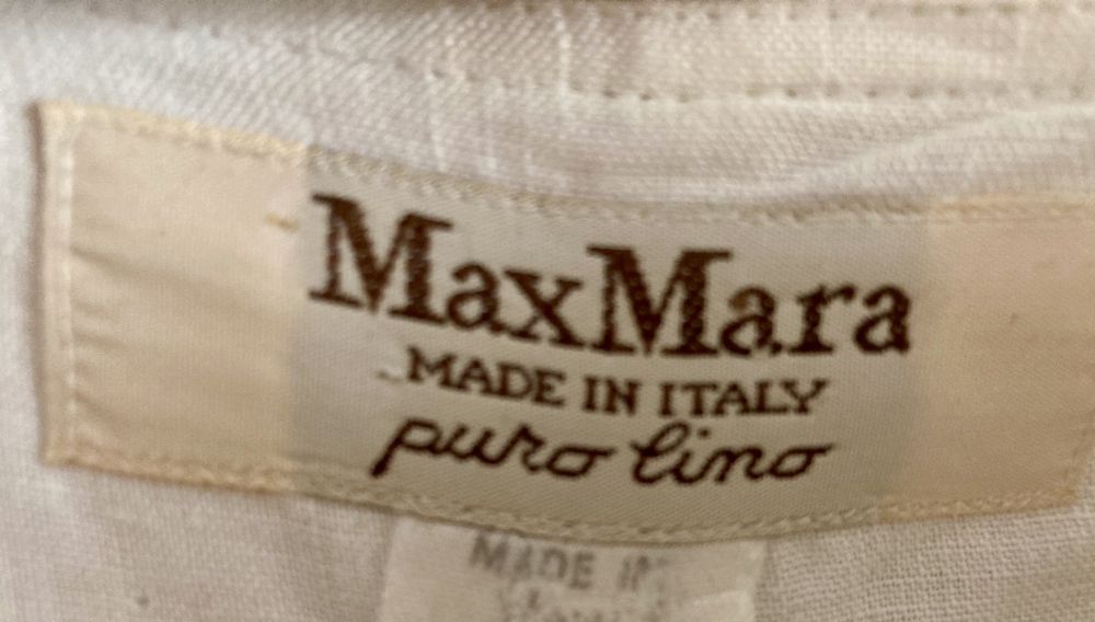 Vintage: MAX MARA 100% Leinenkleid Gr.M | Kaufen auf Ricardo