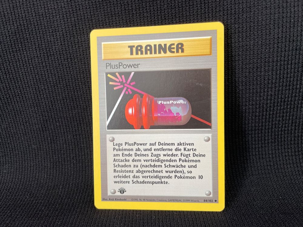 PlusPower trainer basis base set 84/102 1. edition (Gebraucht) in ...