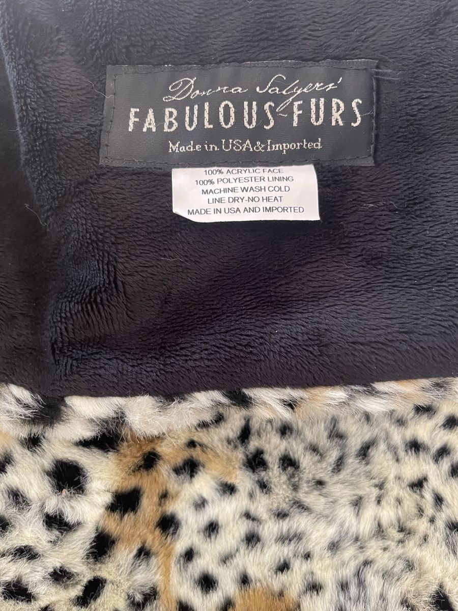 Couvre lit plaid imitation fourrure léopard 2m45 x 2m28 (Neuf (Voir ...